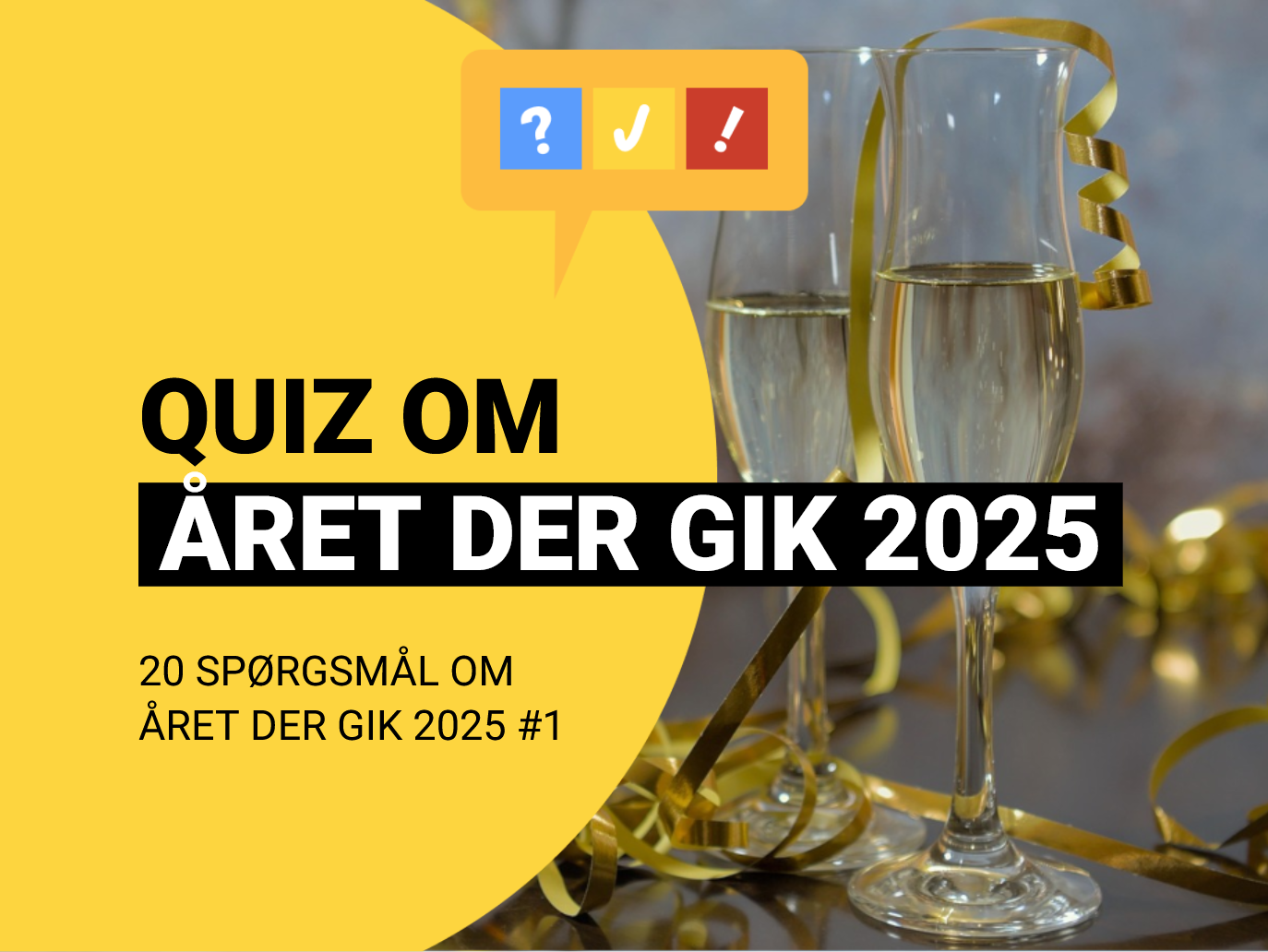 Året Der Gik 2025 Quiz: Tag den store nytårsquiz 2025 her